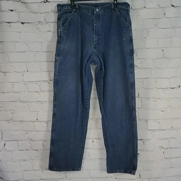 Wrangler | Jeans | Wrangler Carpenter Blue Jeans Denim Loose Fit Work ...